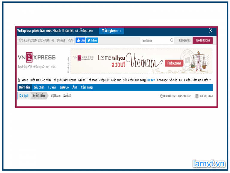 9 Loại menu điều hướng website phổ biến nhất trong thiết kế web